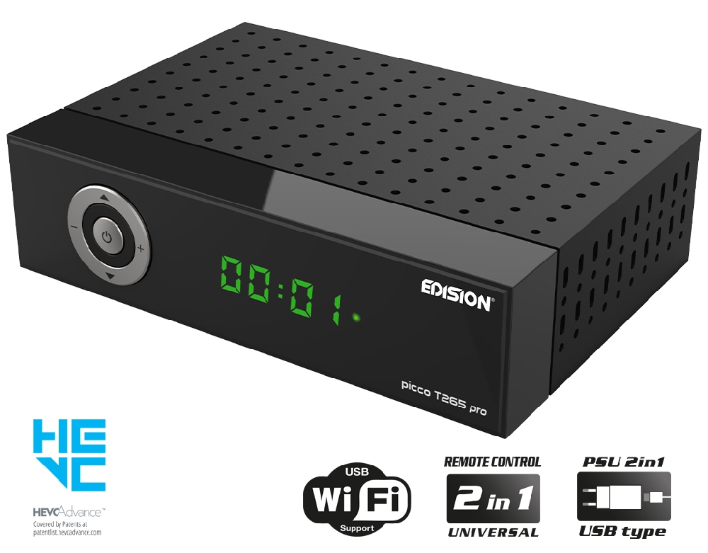 RECEIVERS / TERRESTRIAL / CABLE / PICCO T265 pro HD